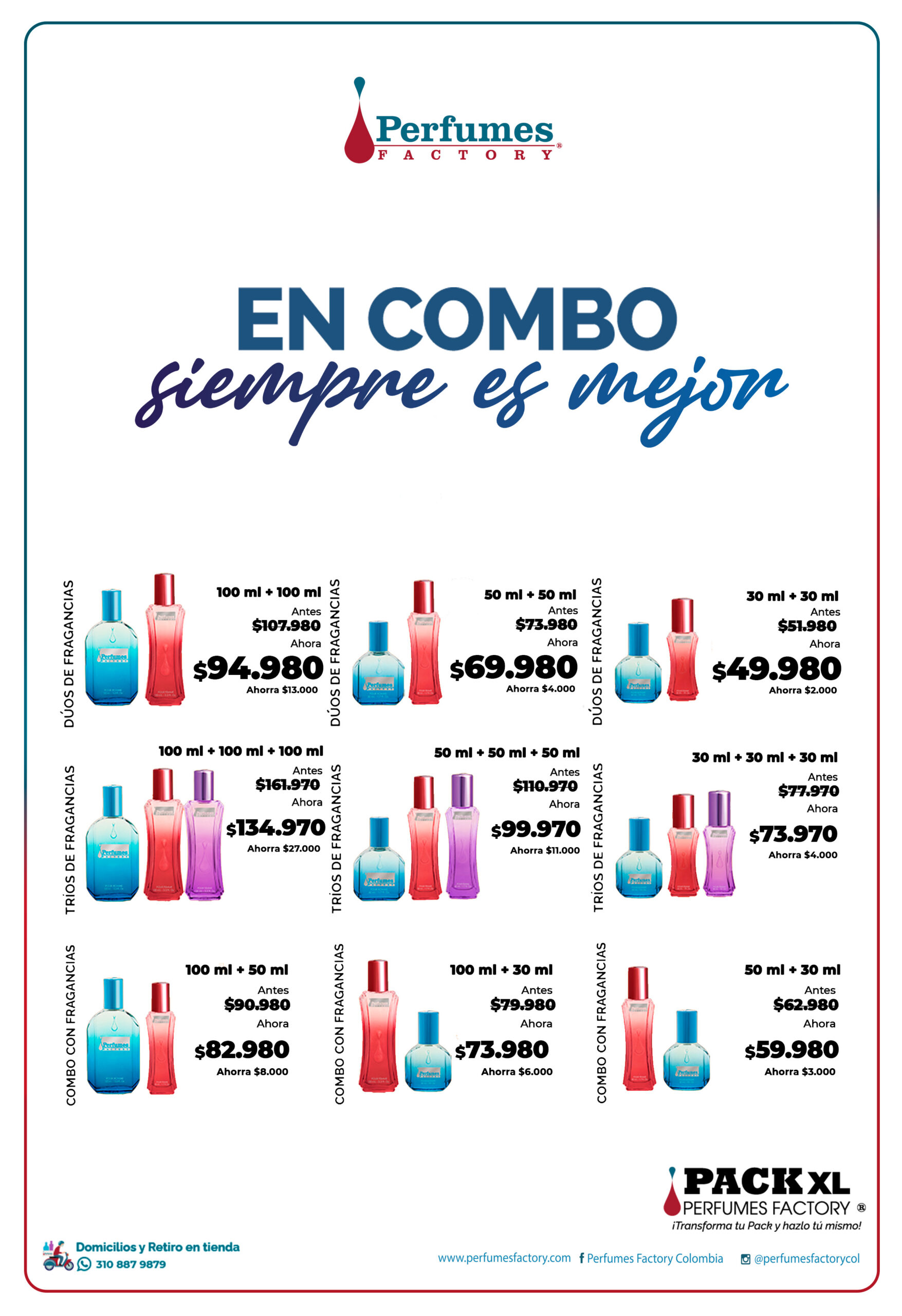 Combos y Promociones – Perfumes Factory colombia