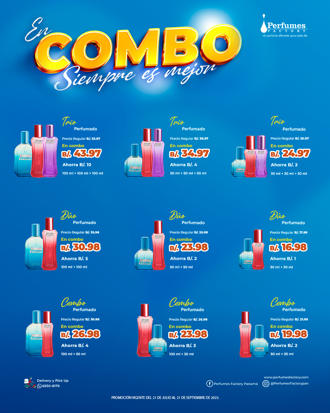 Combos y Promociones – Perfumes Factory Panama